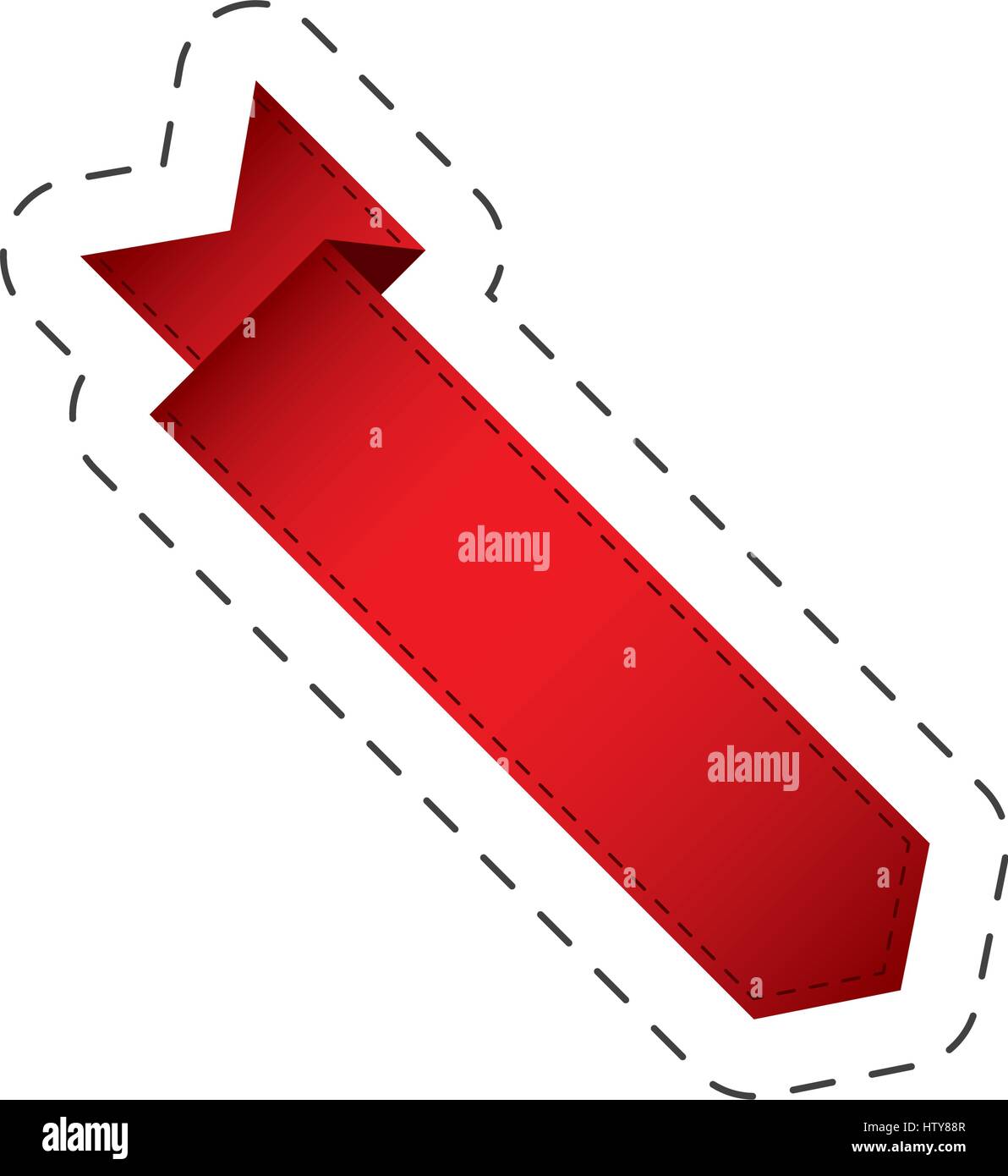 red bookmarks ribbon element image Stock Vector Image & Art - Alamy