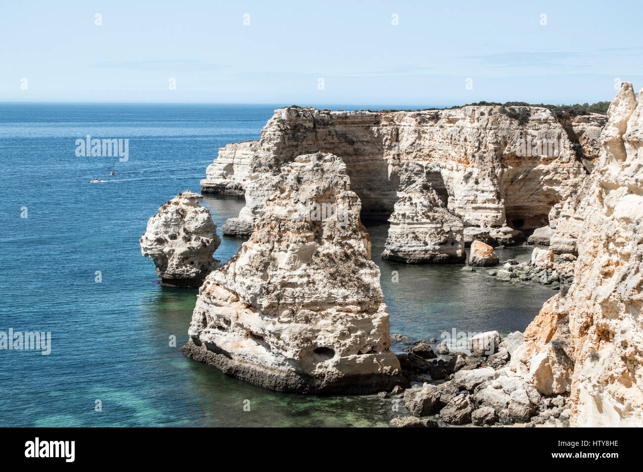 Dona Ana beach in the Algarve Stock Photo - Alamy