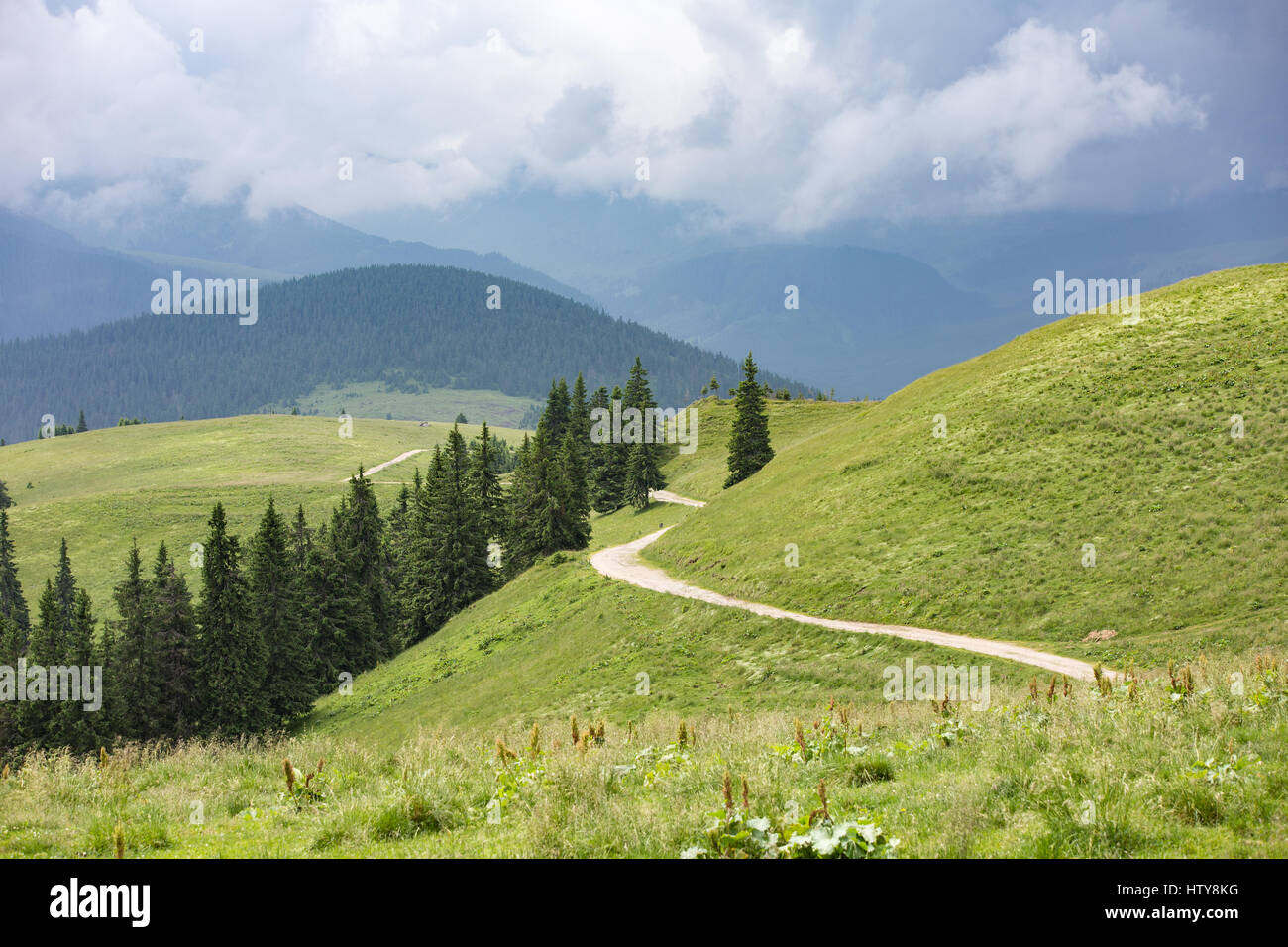 Walking tour through the romanian countryside, maramures mountains ...
