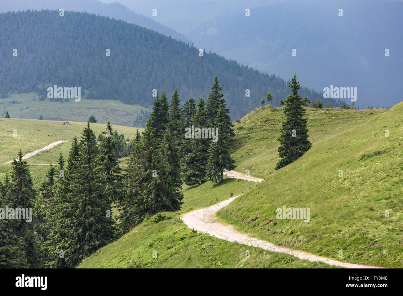 Walking tour through the romanian countryside, maramures mountains ...