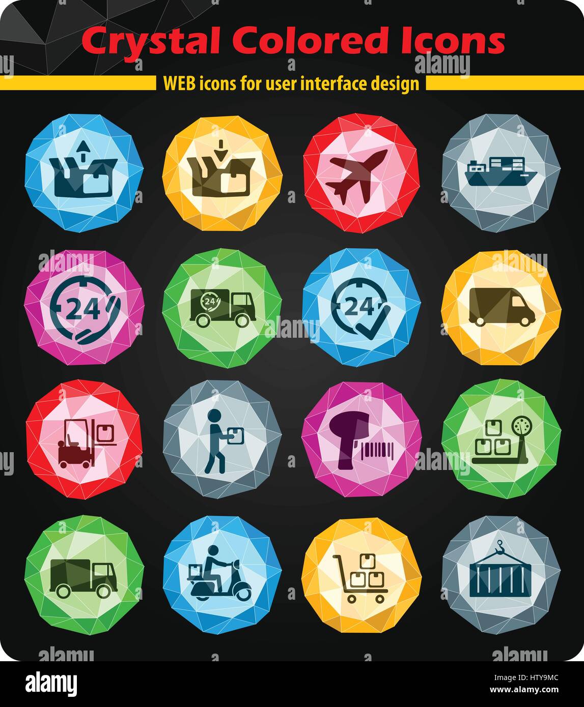 Delivery simply symbol for web icons and user interface Stock Vector ...