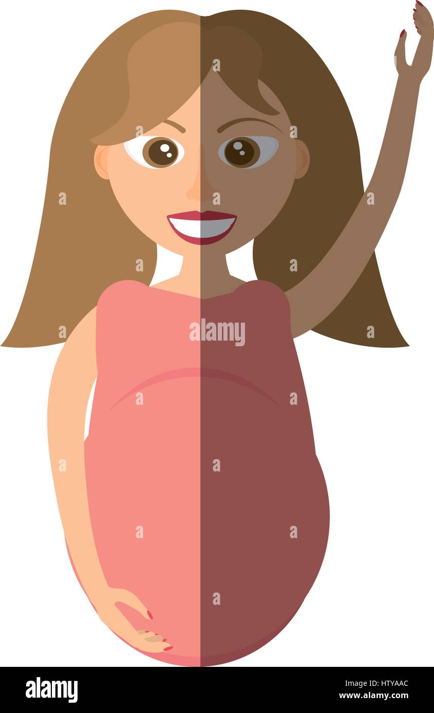 Pregnant shadow Stock Vector Images - Alamy