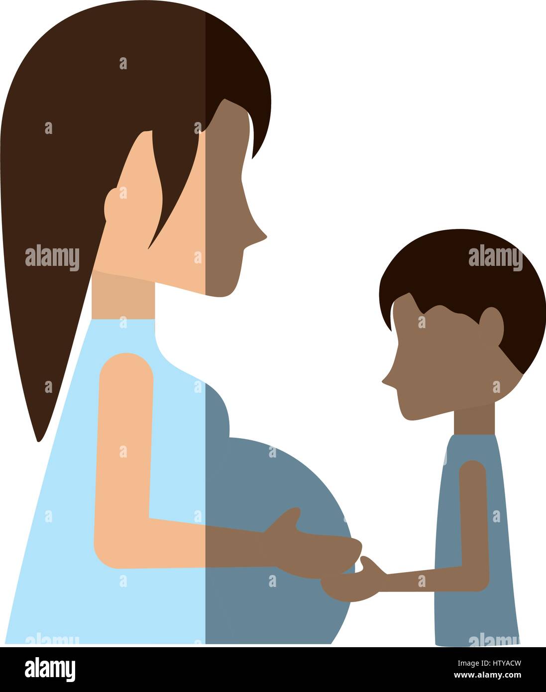 Abdomen touch Stock Vector Images - Alamy