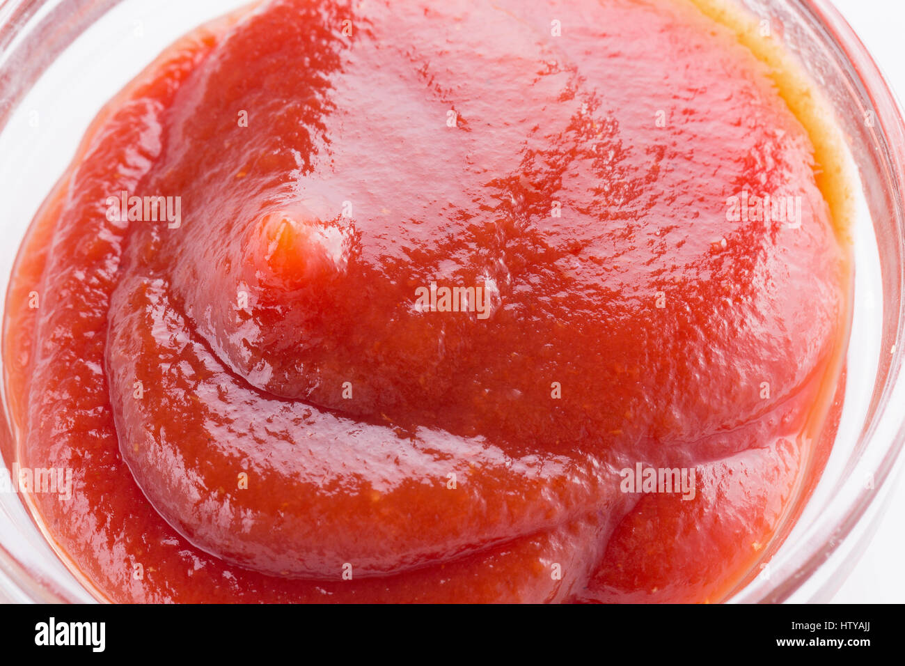 ketchup on the white background Stock Photo - Alamy