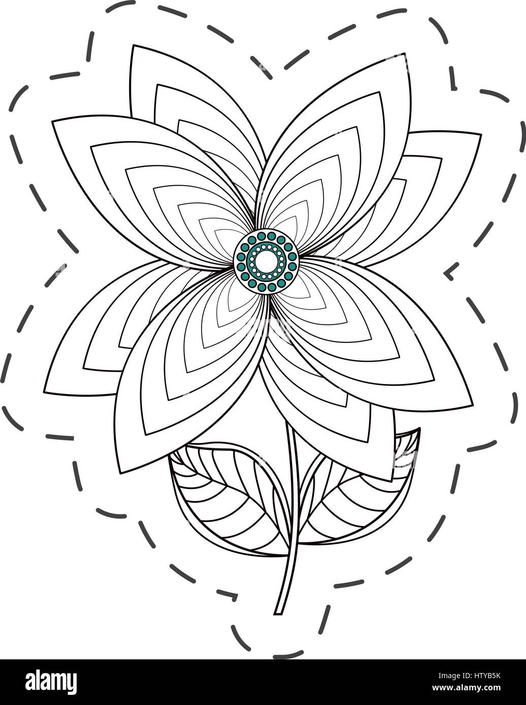 Pink lily flowers gift Stock Vector Images - Alamy