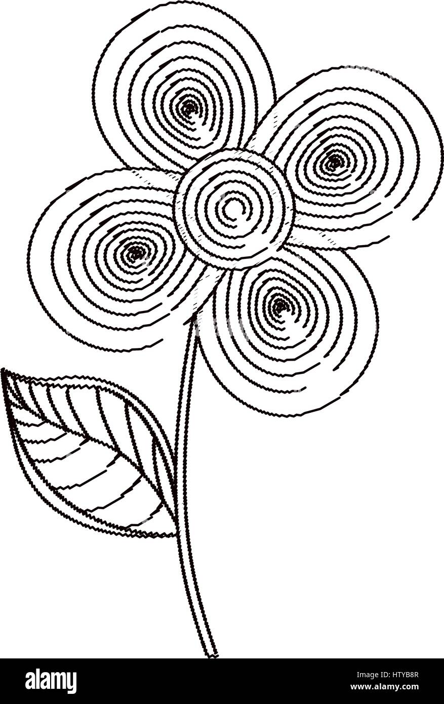 flower decoration design sketch Stock Vector Image & Art - Alamy