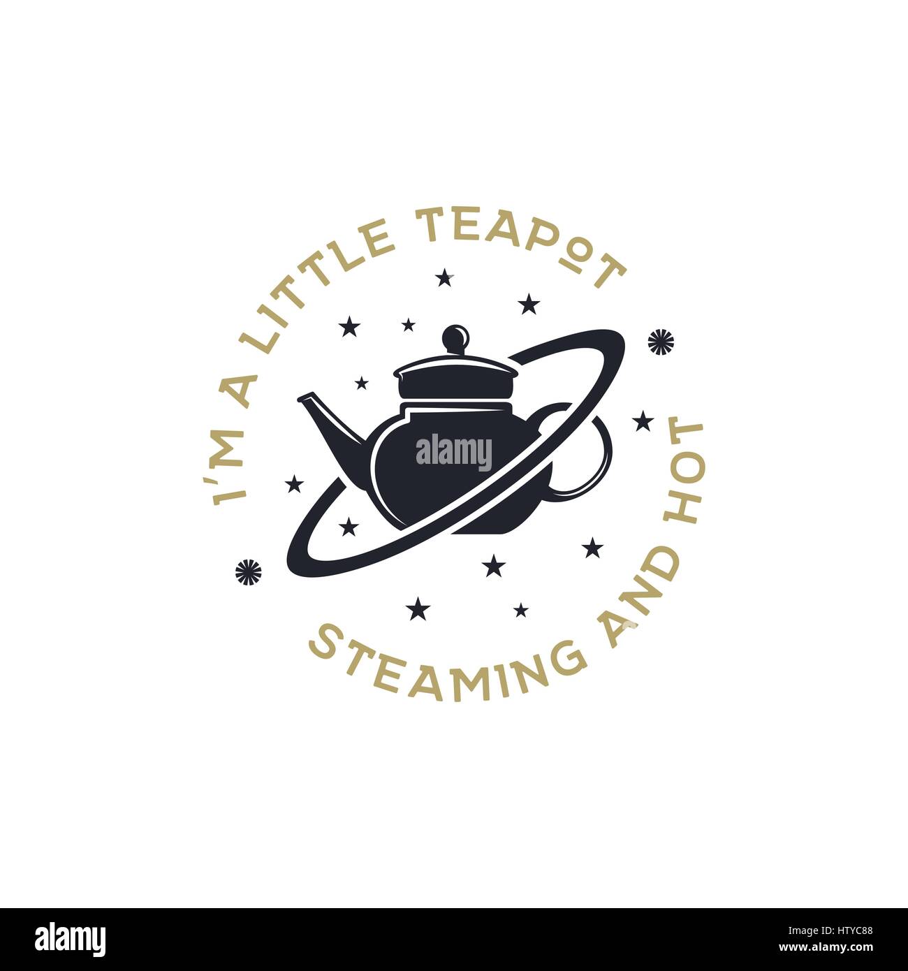 Vintage science poster and background with Russell's teapot and ...