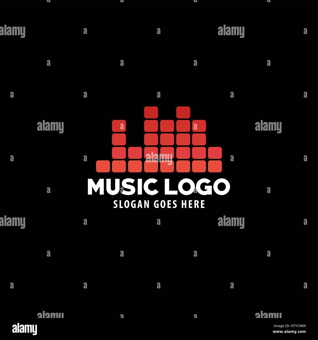 Great Music Logo, Vector, Illustration, EPS File Stock Vector Image ...