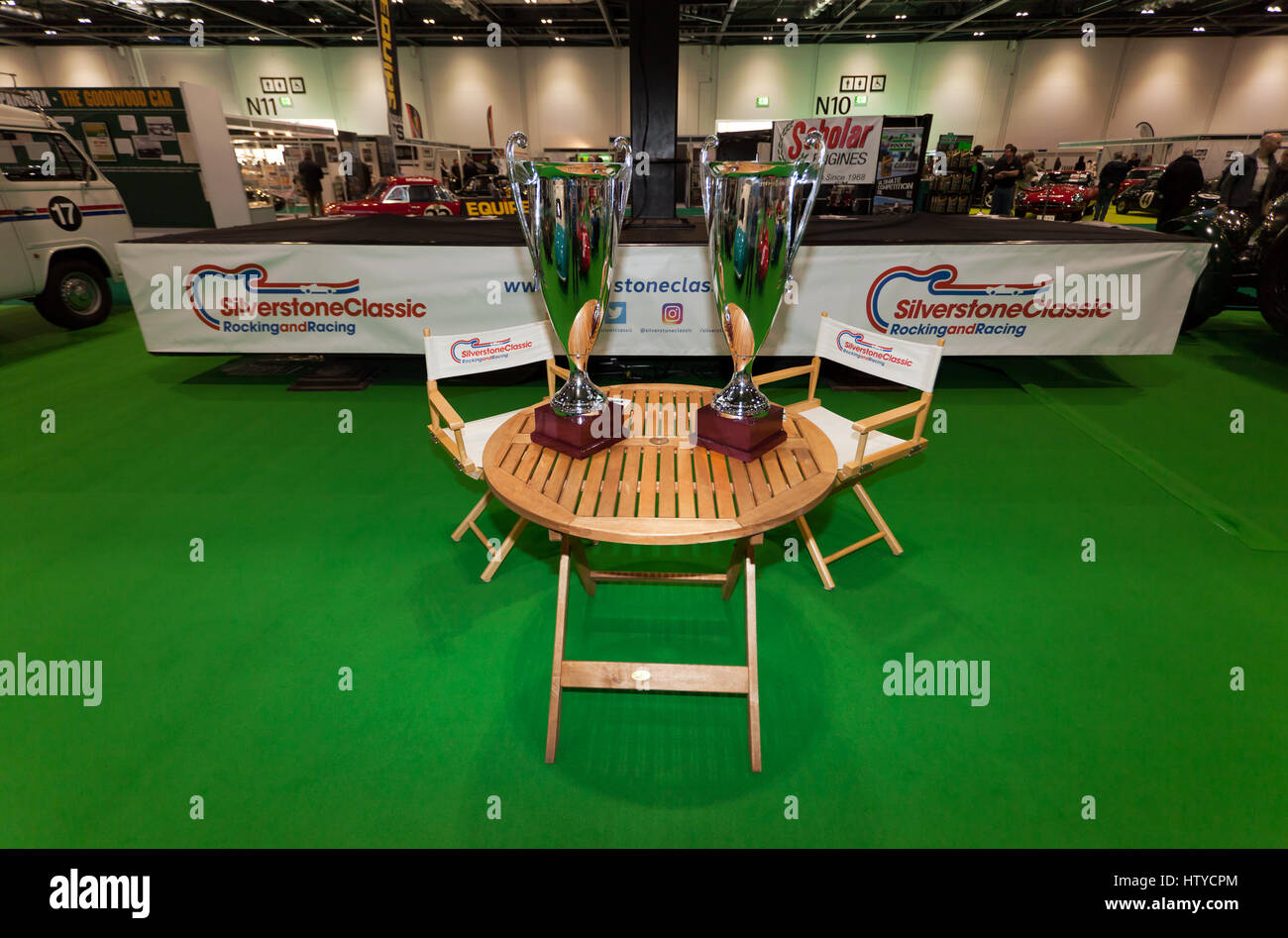 The SIlverstone Classic Stand at Historic Motorsport International 2017 ...