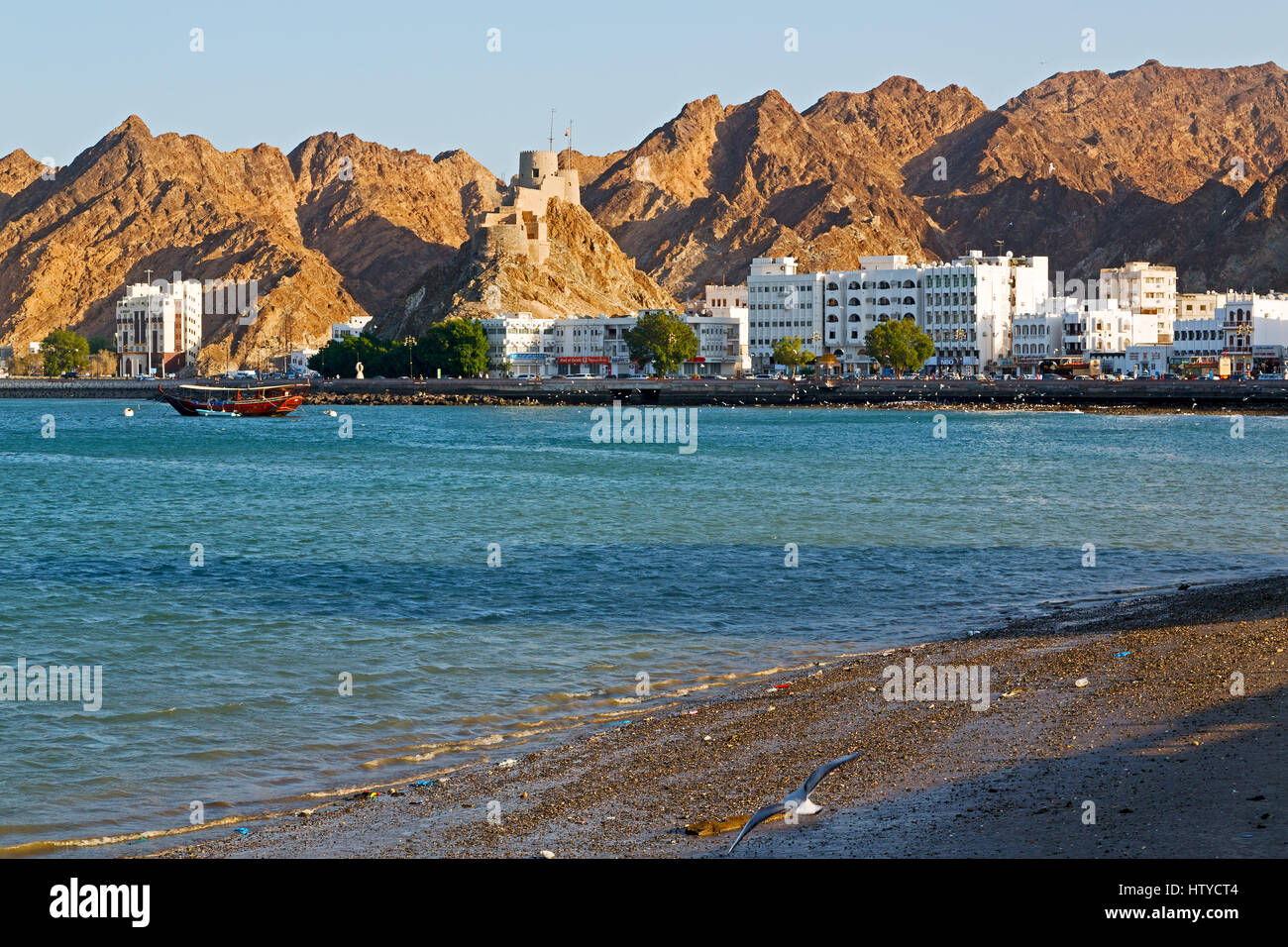 fort battlesment sky and star brick in oman muscat the old defensive ...