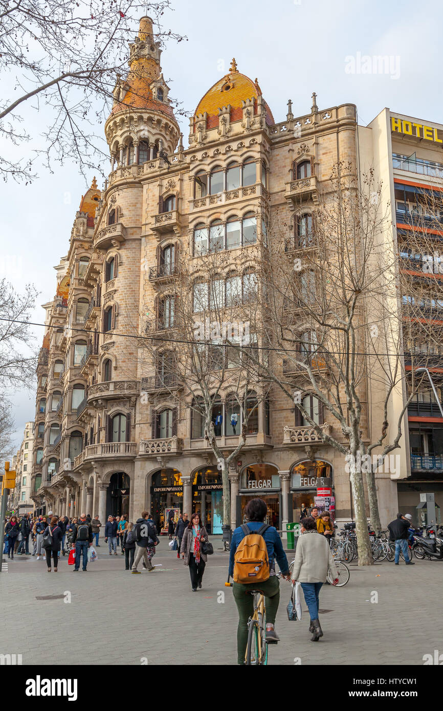 Casa Antoni Rocamora modernist buildingby architect Joaquim ...