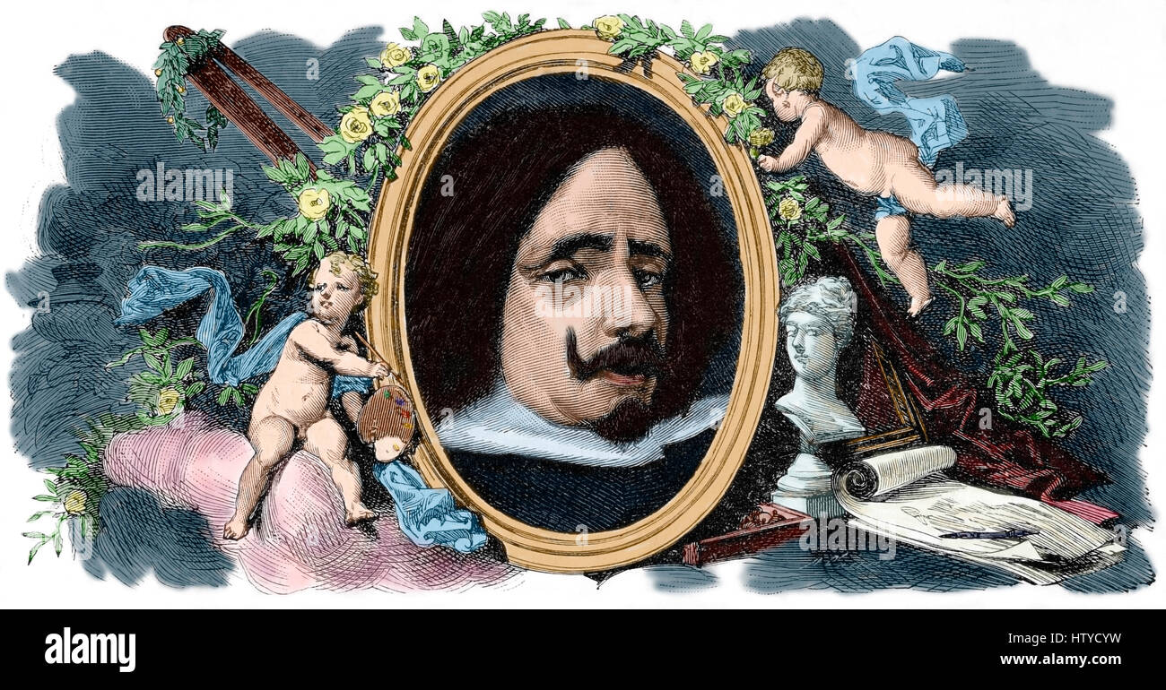 Diego Velazquez (1599-1660). Spanish painter. Baroque era. Portrait ...