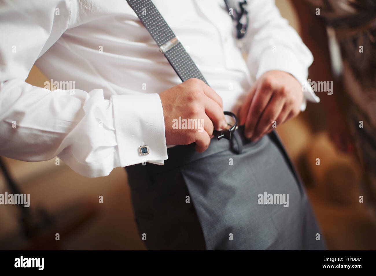Getting dressed hi-res stock photography and images - Alamy