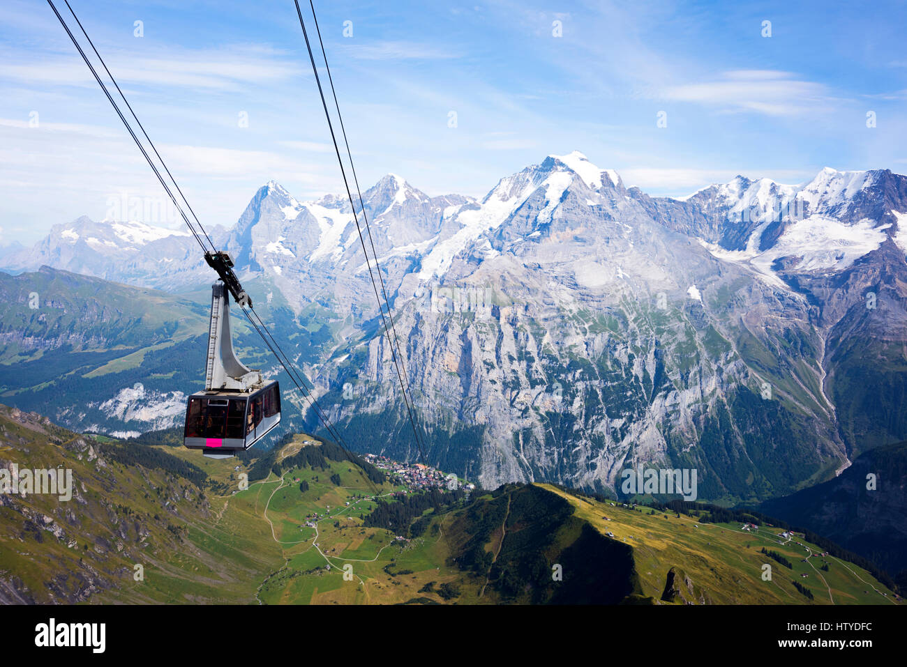 Schilthorn Cableway, Bern, Switzerland Stock Photo - Alamy