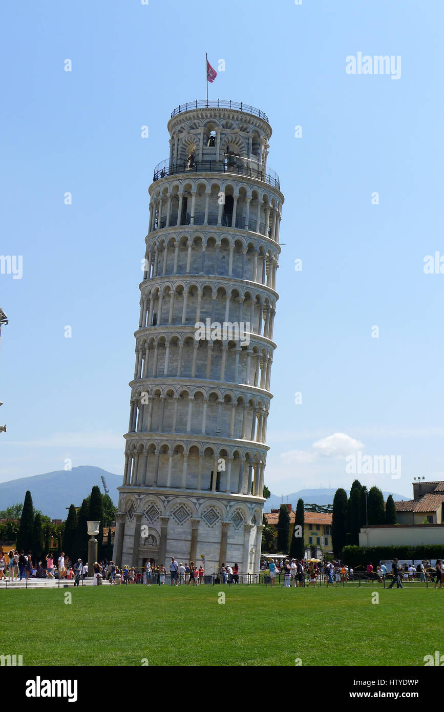 The Leaning Tower of Pisa is known worldwide for its unintended tilt to ...