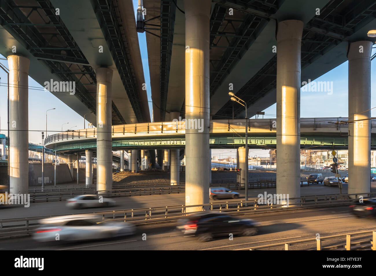 Overpasses background hi-res stock photography and images - Alamy