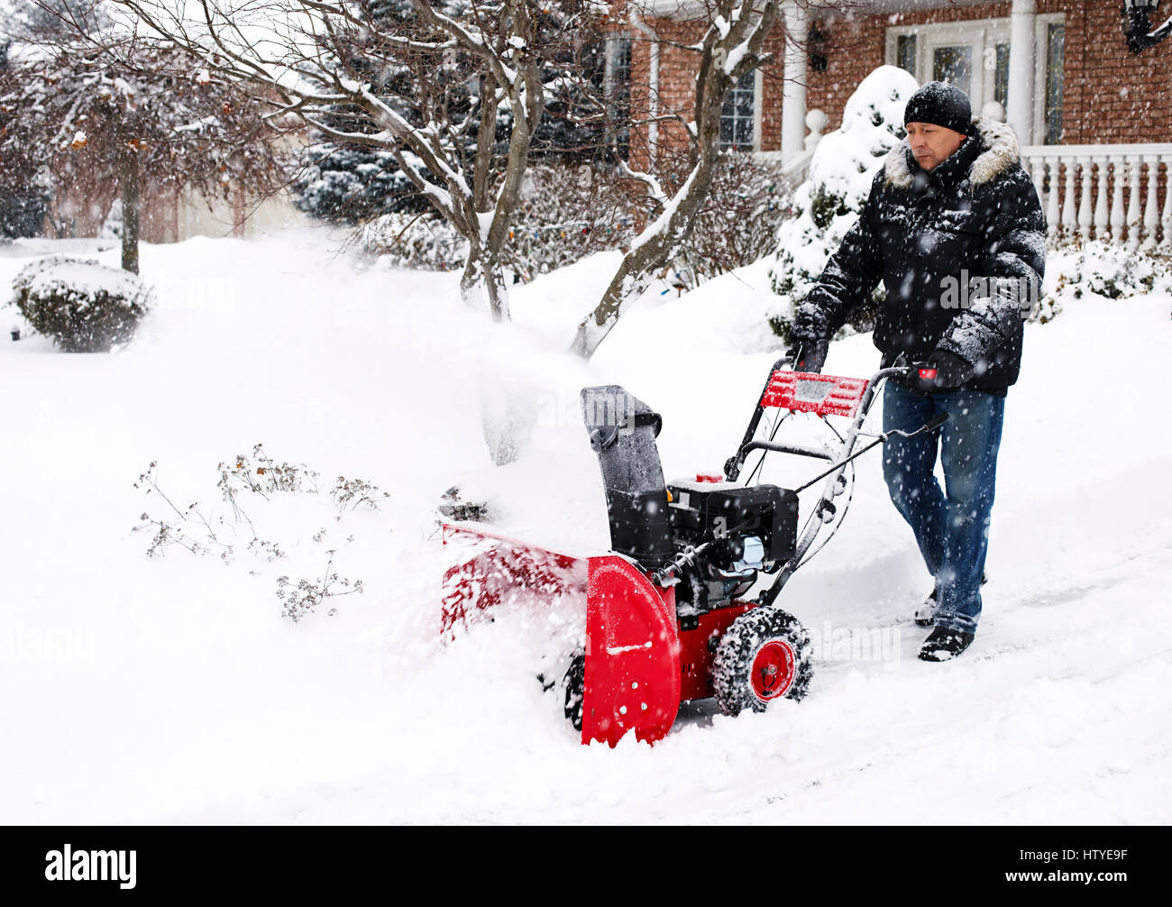Snow clearing machine hi-res stock photography and images - Alamy