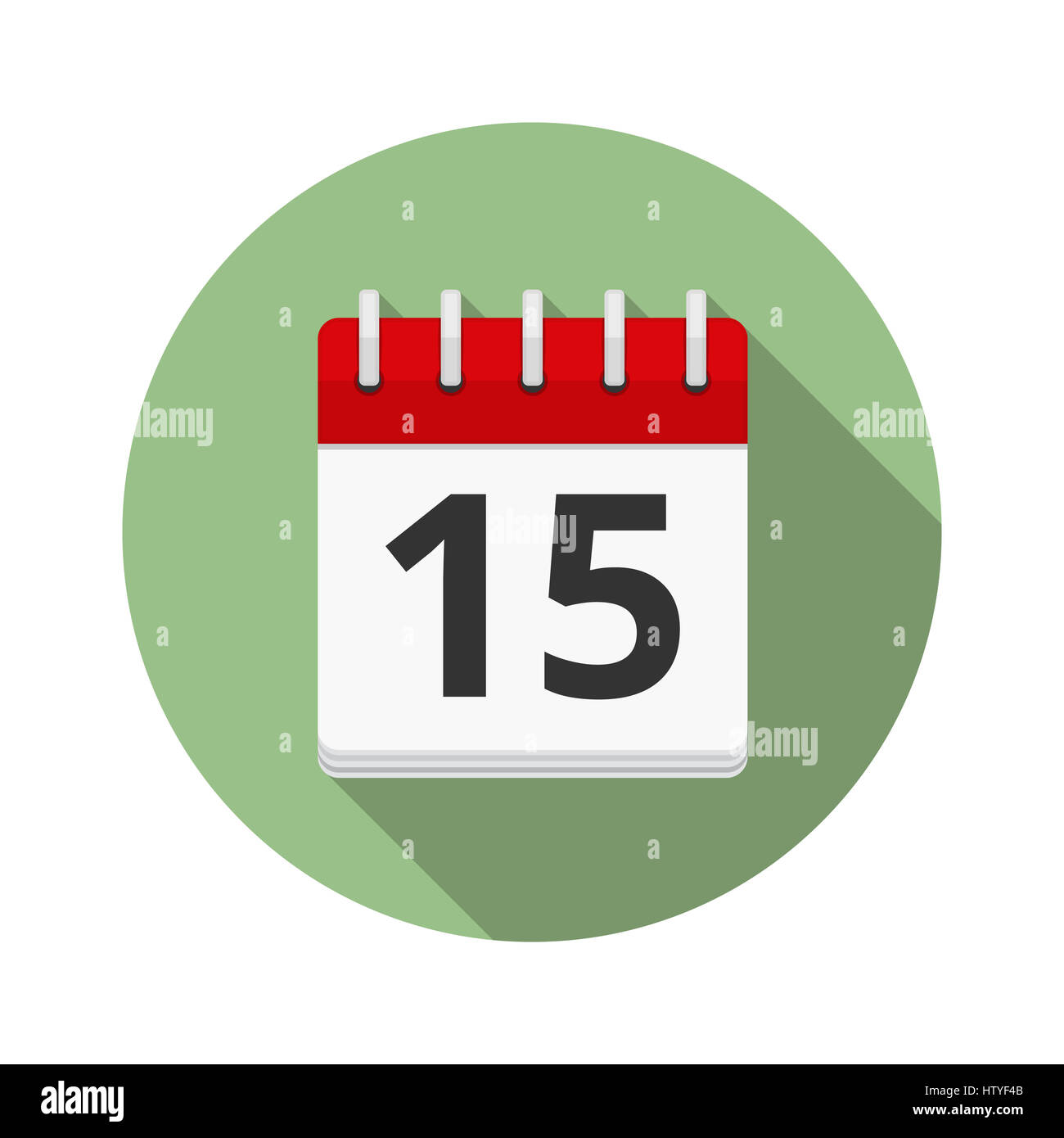 Flat icon long shadow wall Cut Out Stock Images & Pictures - Alamy