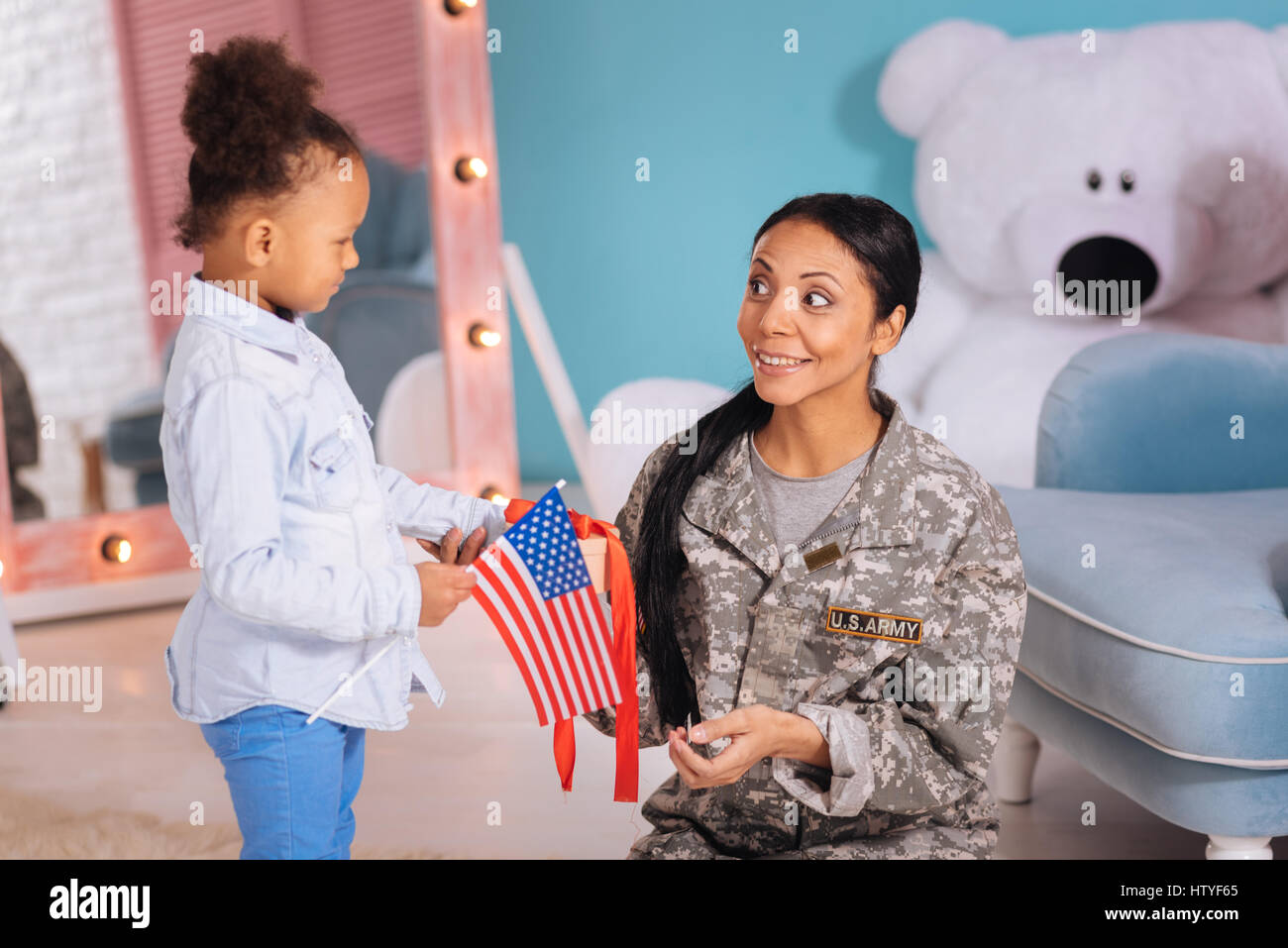 Emotional welcome hi-res stock photography and images - Alamy