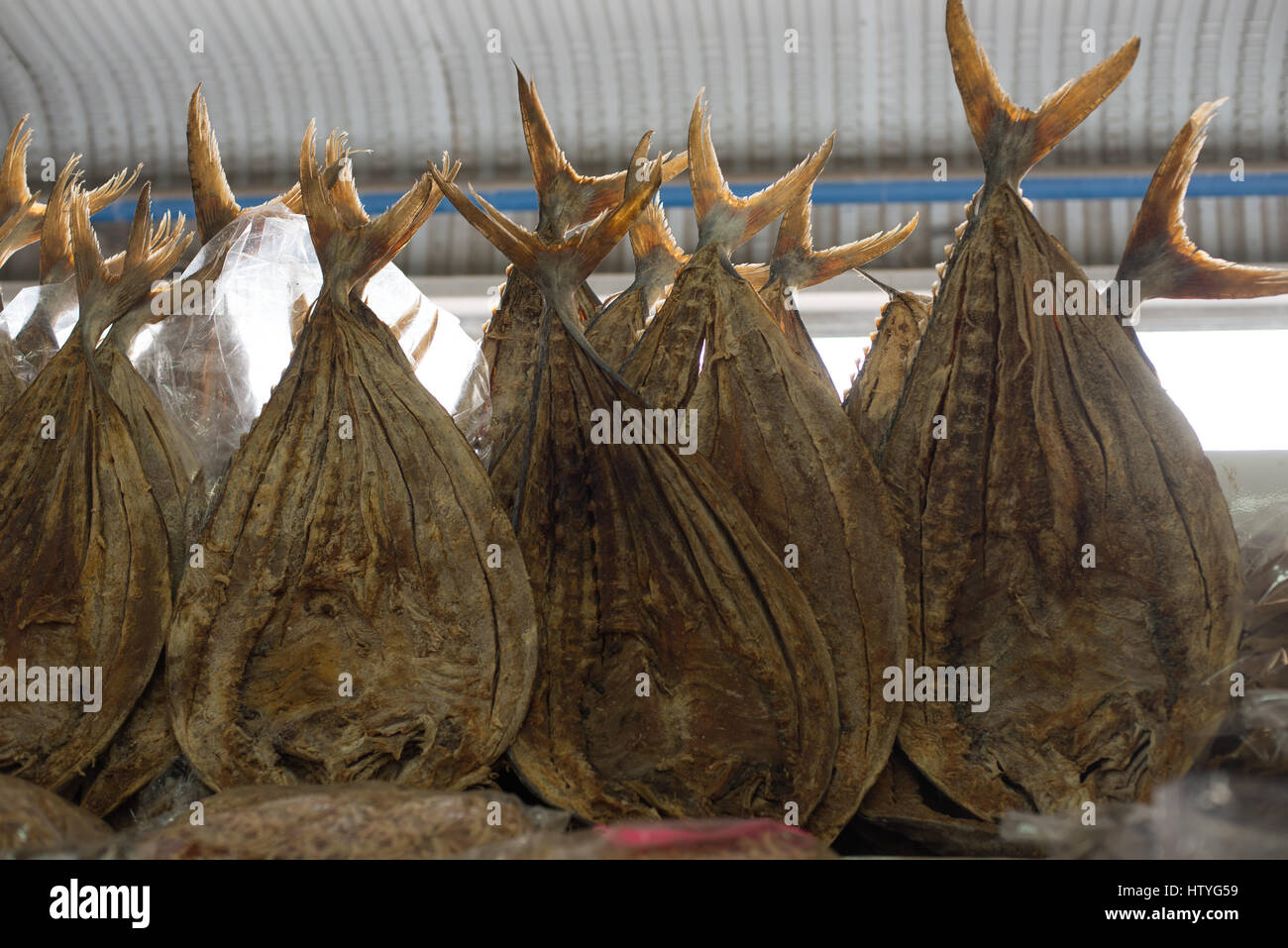 Dried fish at fish market, Dubai, UAE Stock Photo - Alamy