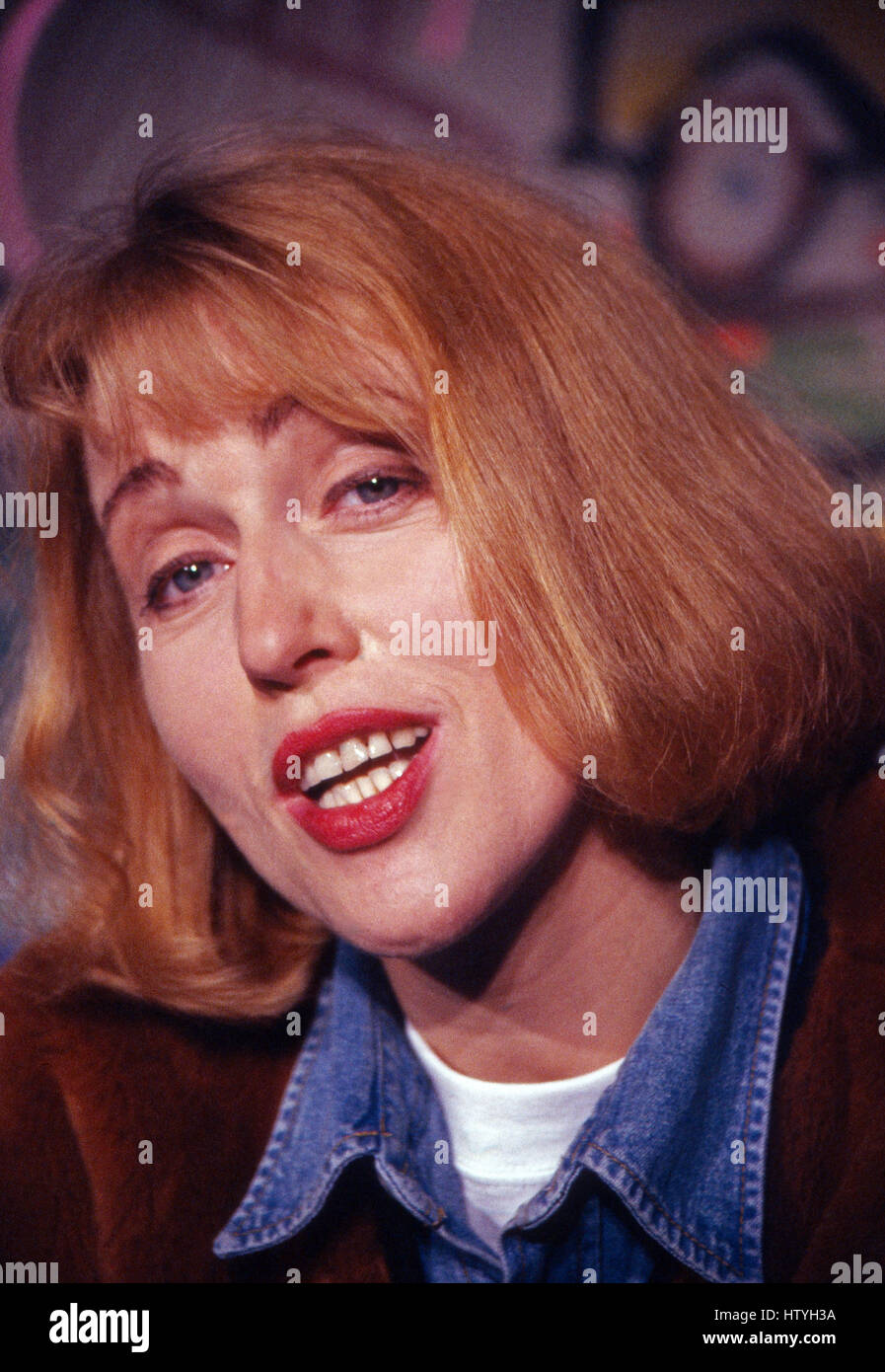 Deutsche Sängerin und Produzentin Annette Humpe bei einem ...