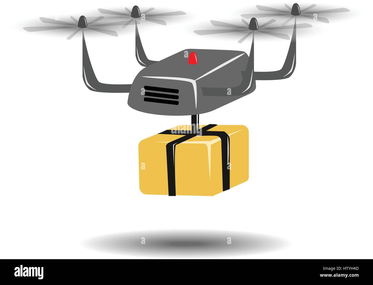 Delivery drone Stock Vector Images - Alamy