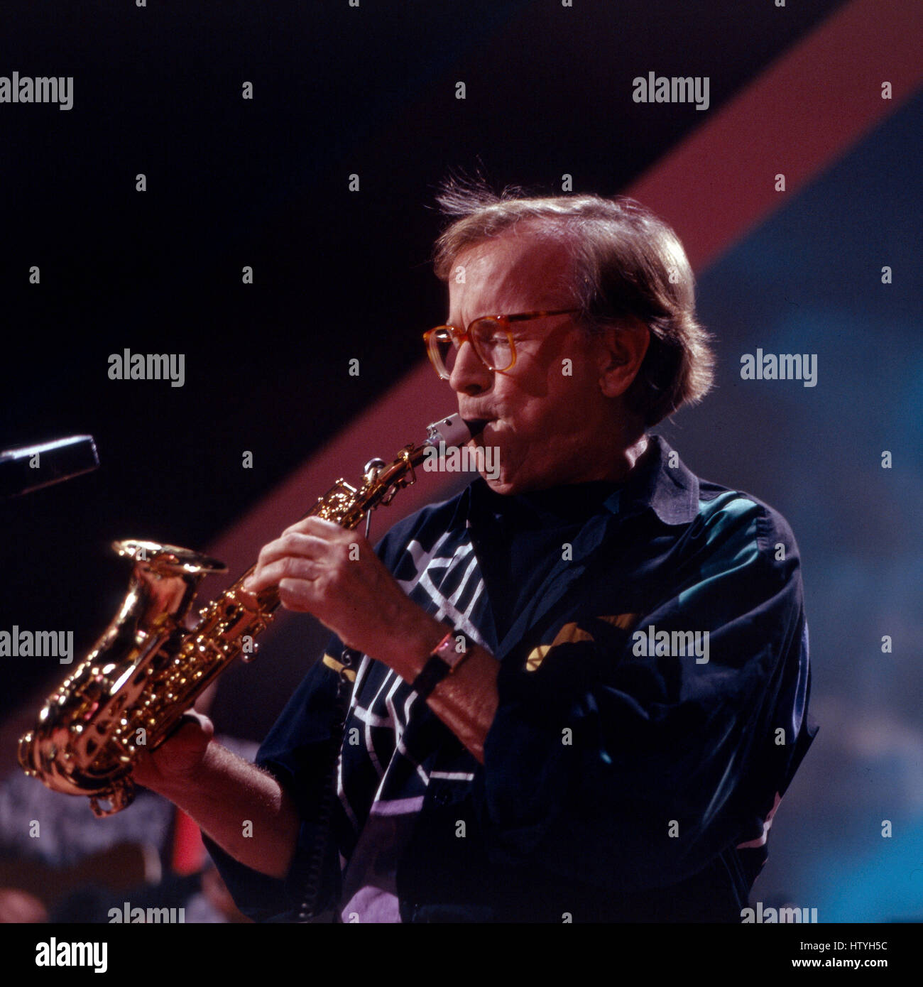 Deutscher Komponist und Musiker Klaus Doldinger, Deutschland 1980er ...