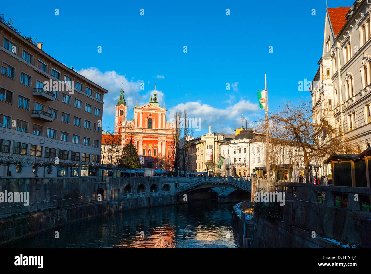 Ljubljana, capital of Slovenia during day Stock Photo - Alamy