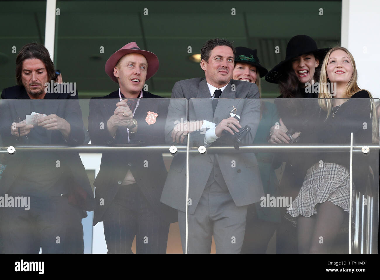 (left-right) Darren Strowger, David Gardner and Liv Tyler during Ladies ...