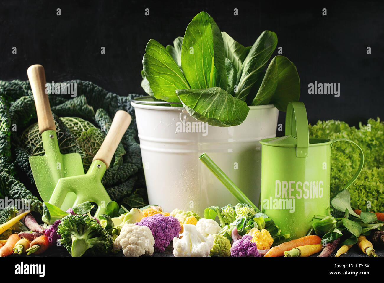 Broccoli cauliflower bok choy cabbage hi-res stock photography and ...