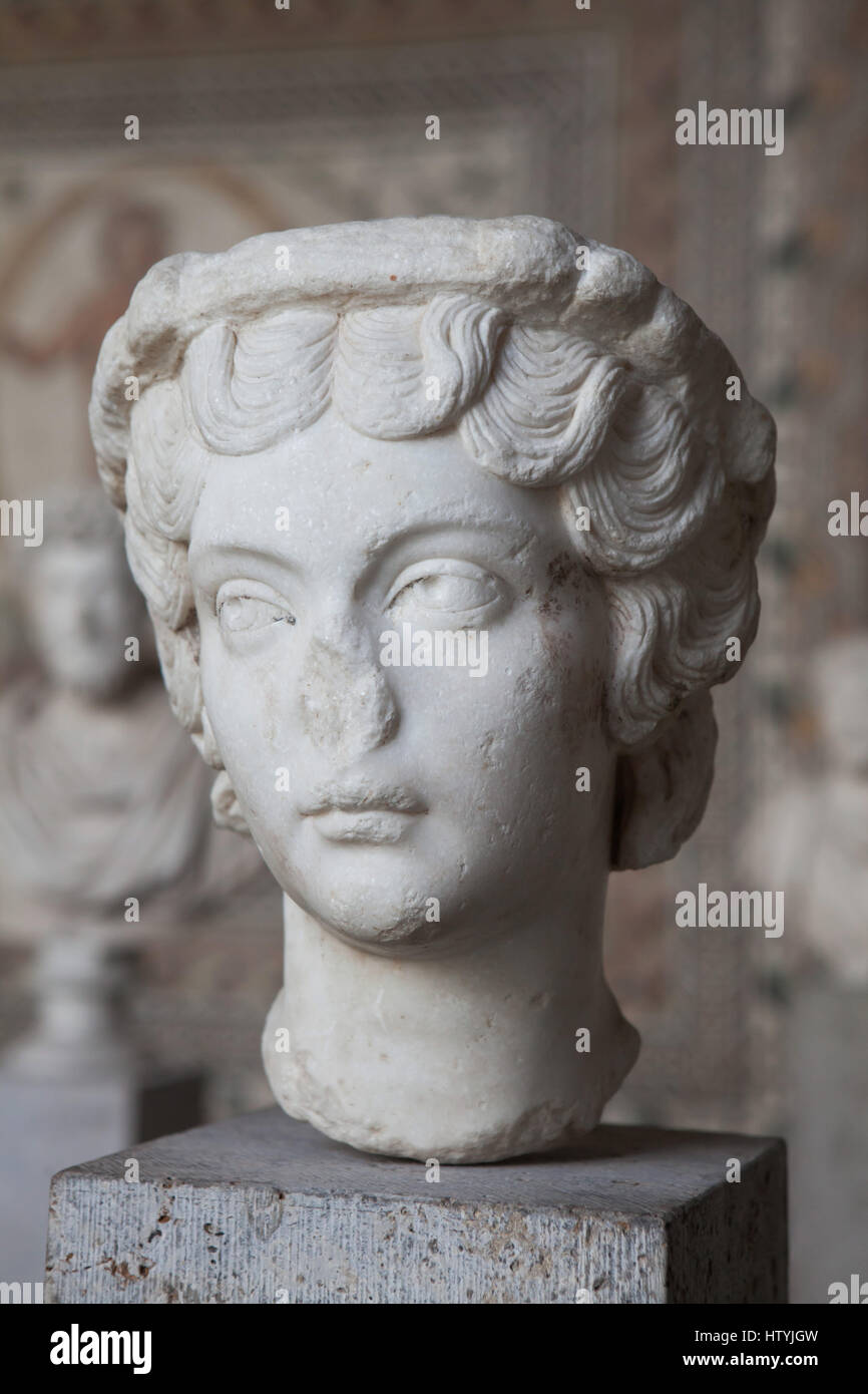 Roman Empress Faustina the Younger. Wife of Roman Emperor Marcus ...