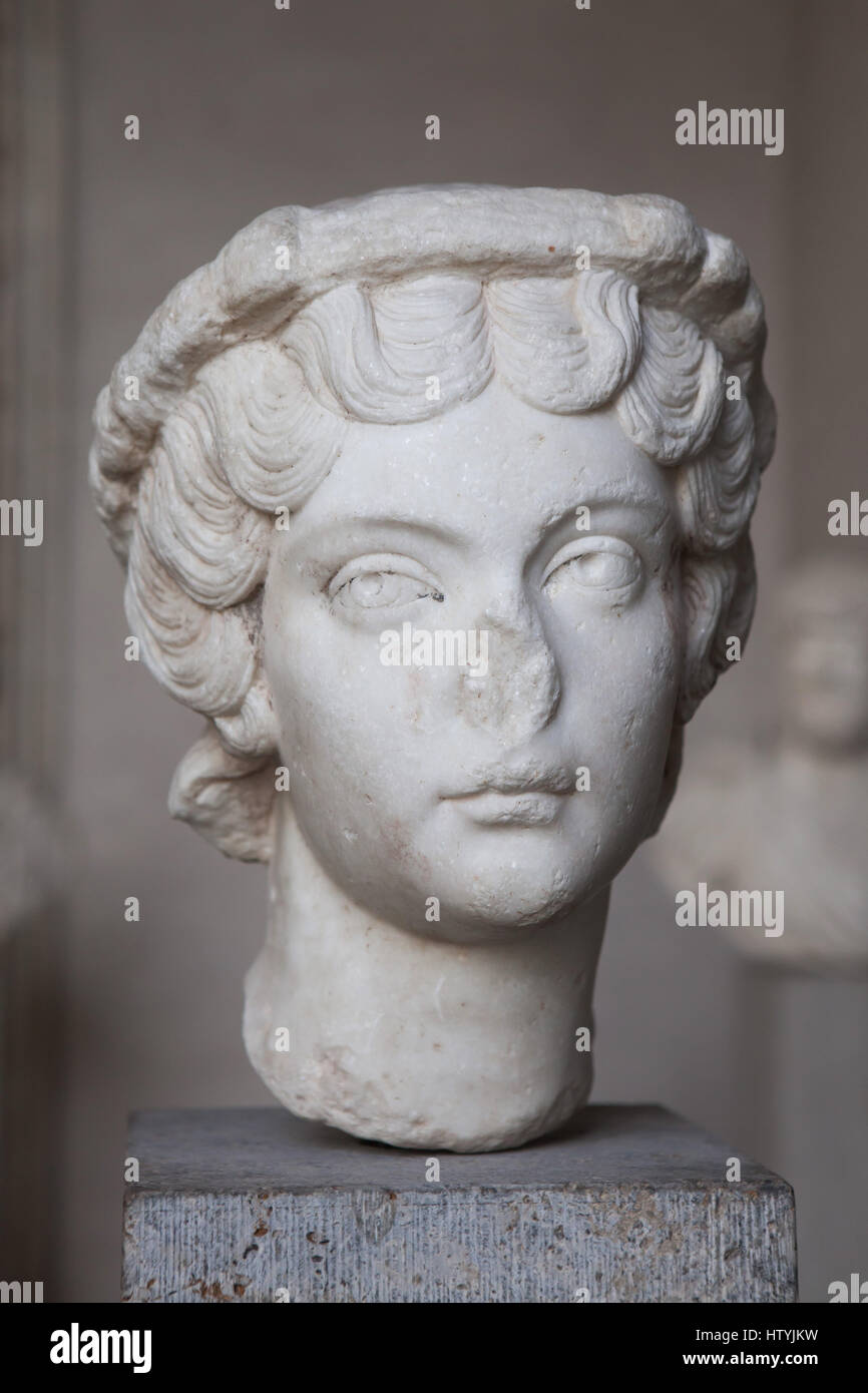 Roman Empress Faustina the Younger. Wife of Roman Emperor Marcus ...