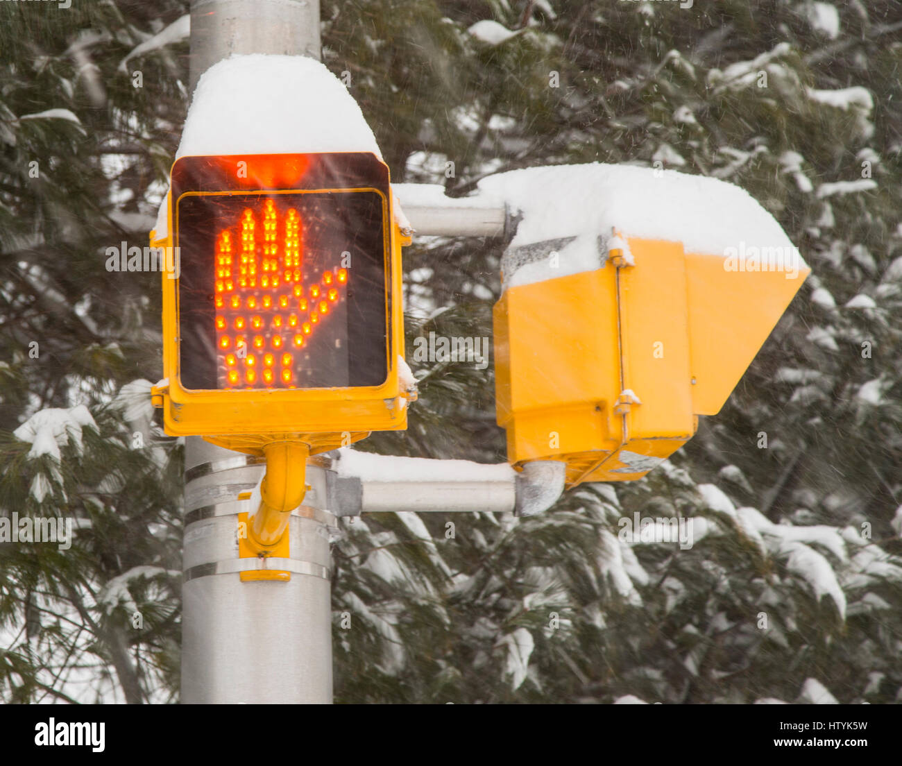 Stop hand signal hi-res stock photography and images - Alamy