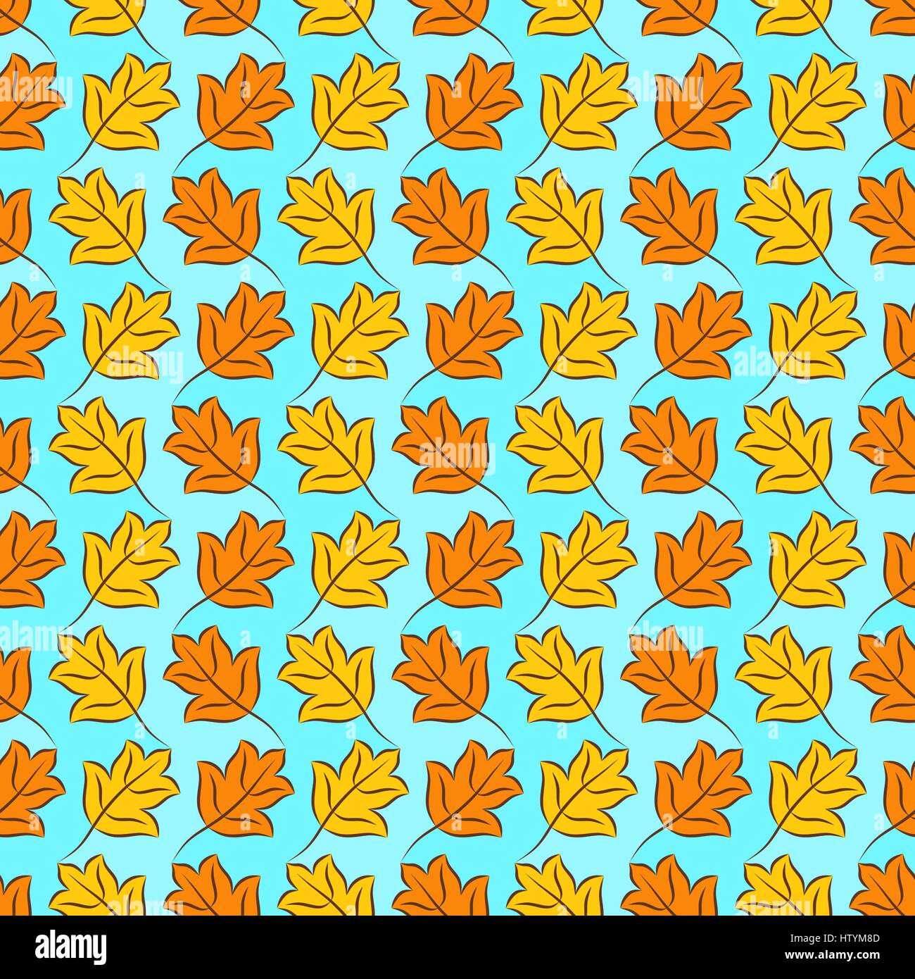 Fall Leaves Pattern Stock Vector Image & Art - Alamy
