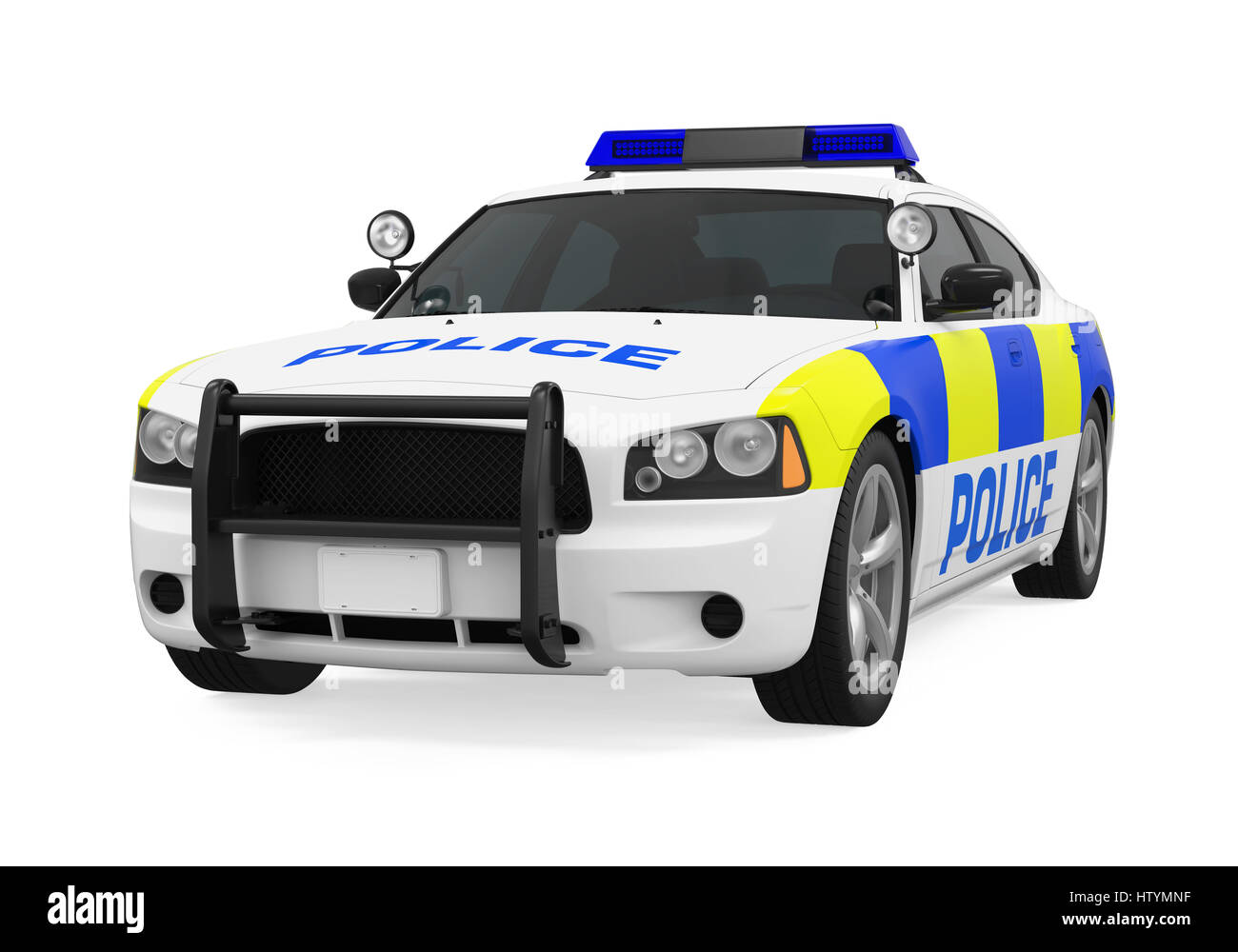 Police car moving Cut Out Stock Images & Pictures - Alamy