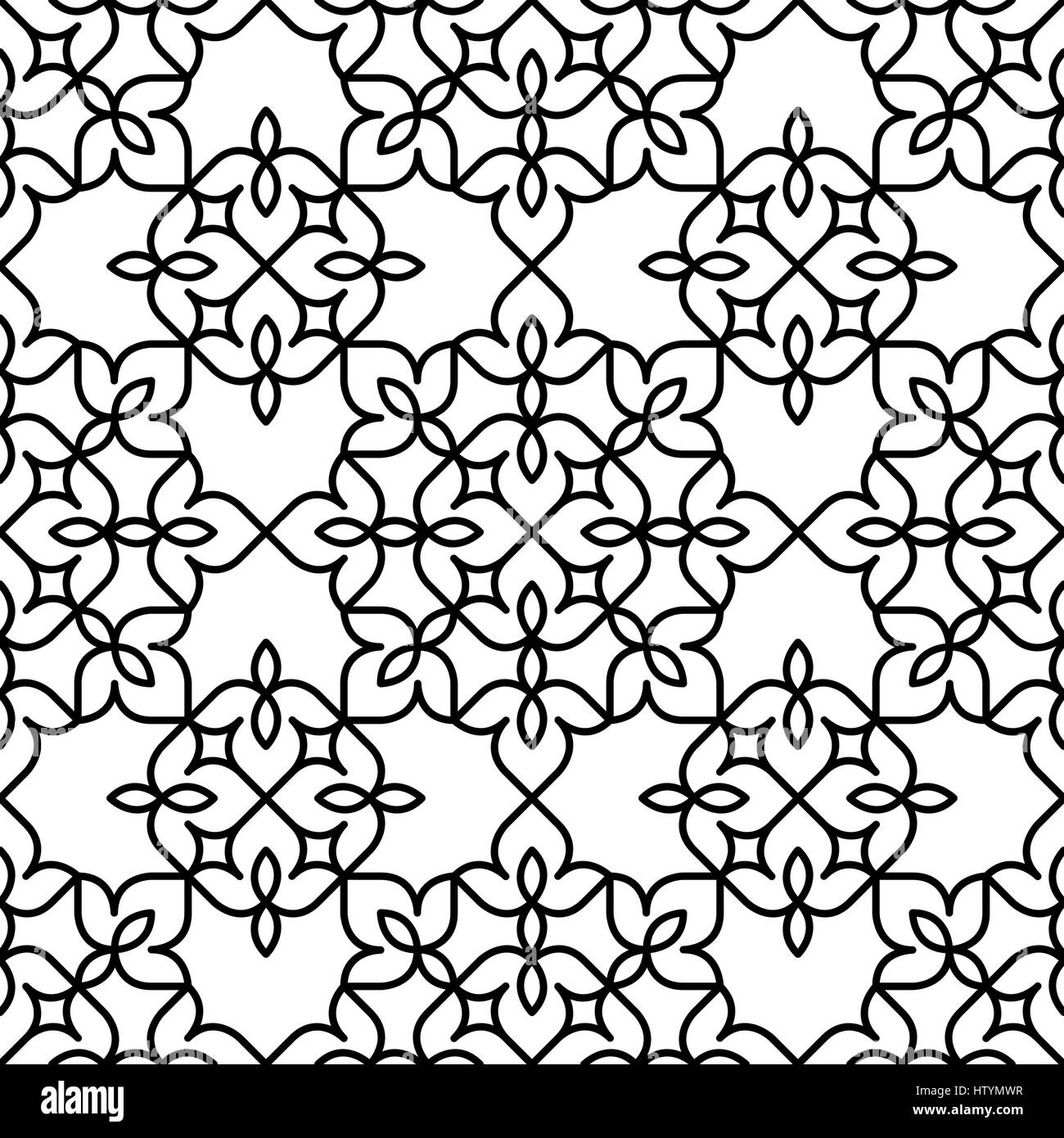 Seamlessly repeatable monochrome pattern Black and White Stock Photos ...