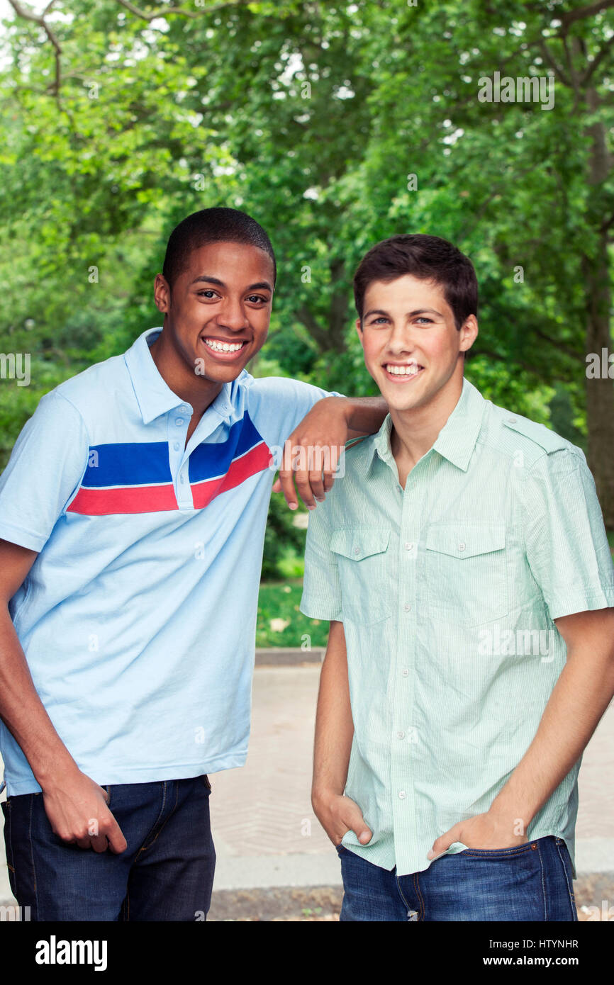 Teenage friends spending time together Stock Photo - Alamy