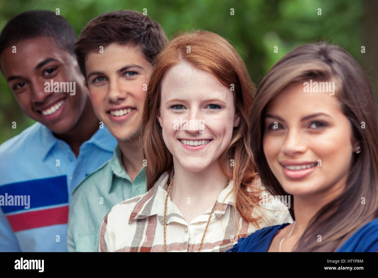 Teenage friends spending time together Stock Photo - Alamy
