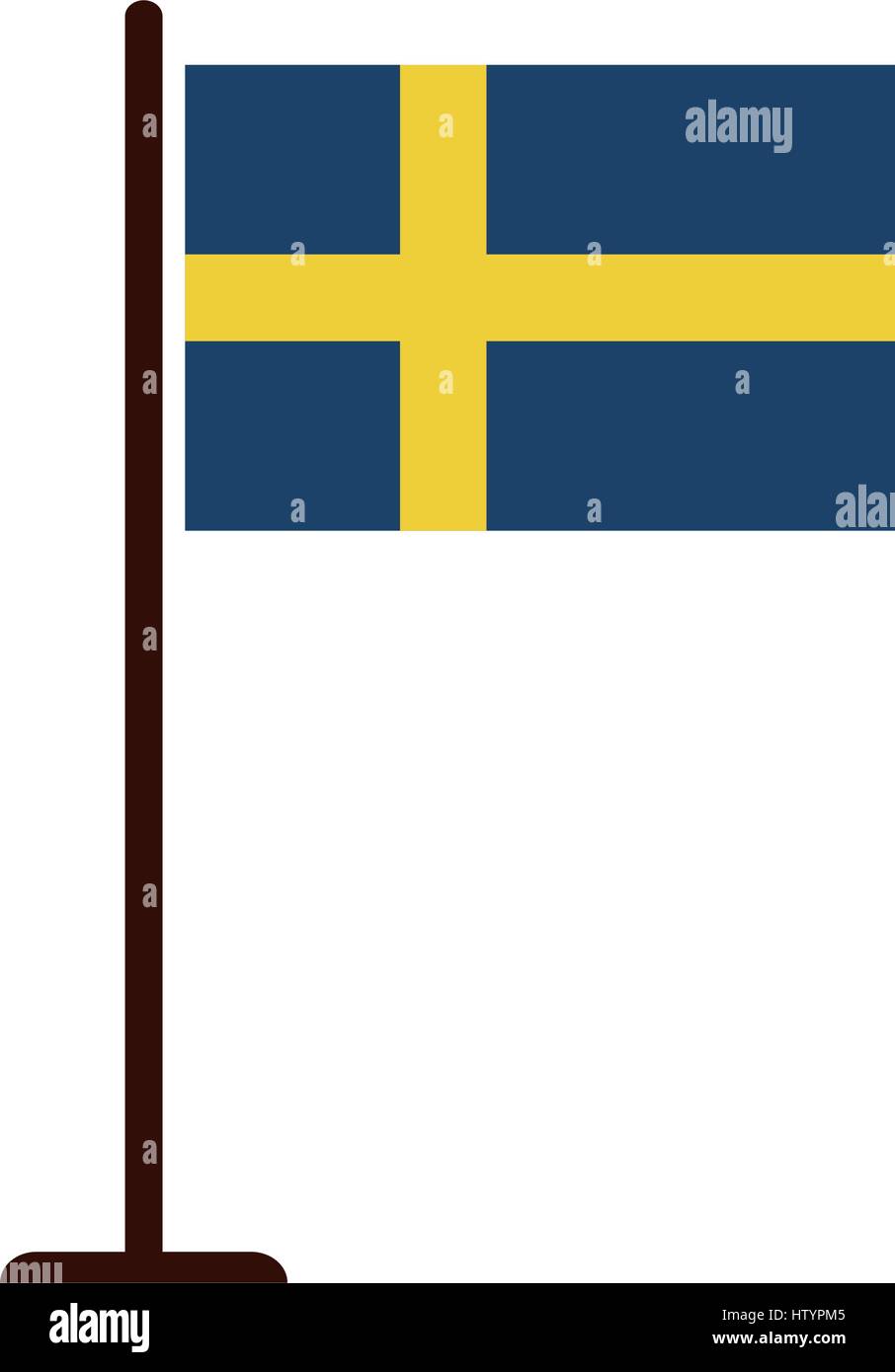 Sweden nordic cross flag vector vectors hi-res stock photography and ...