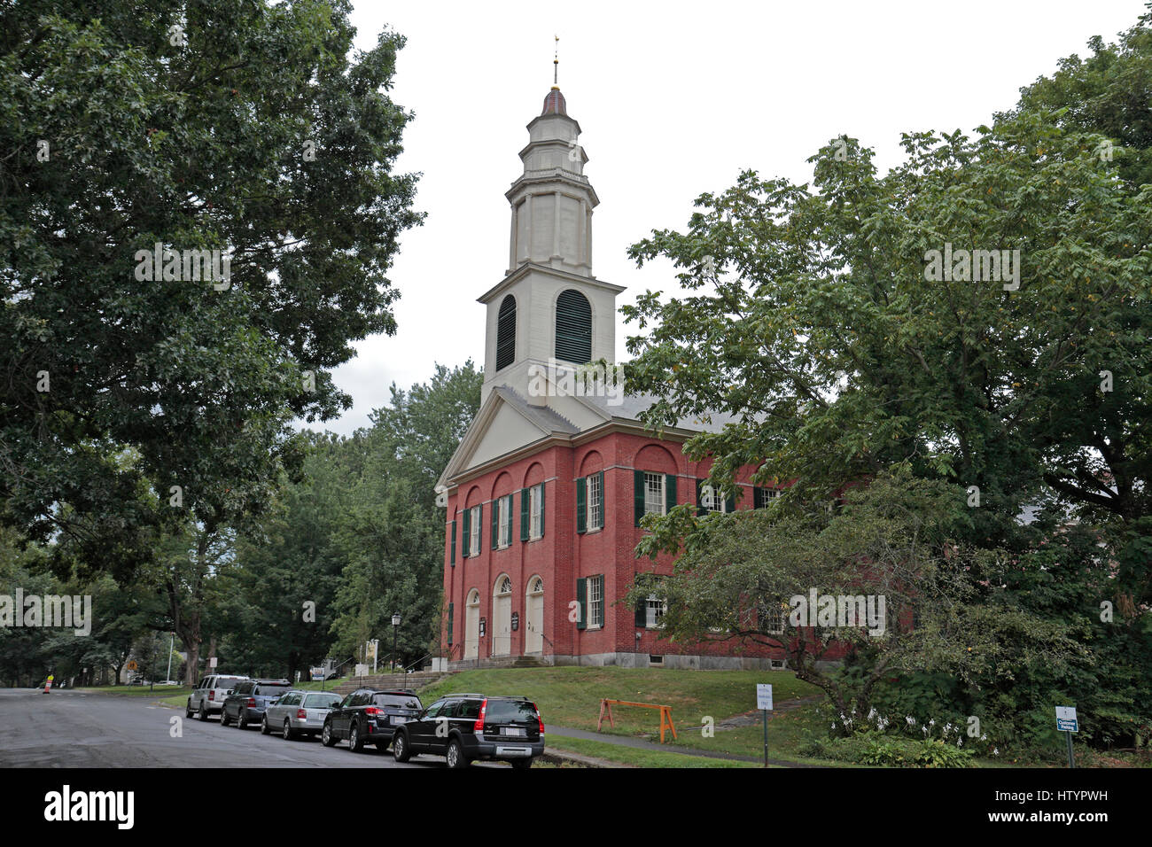 The First Church of Deerfield in Historic Deerfield, Franklin County ...