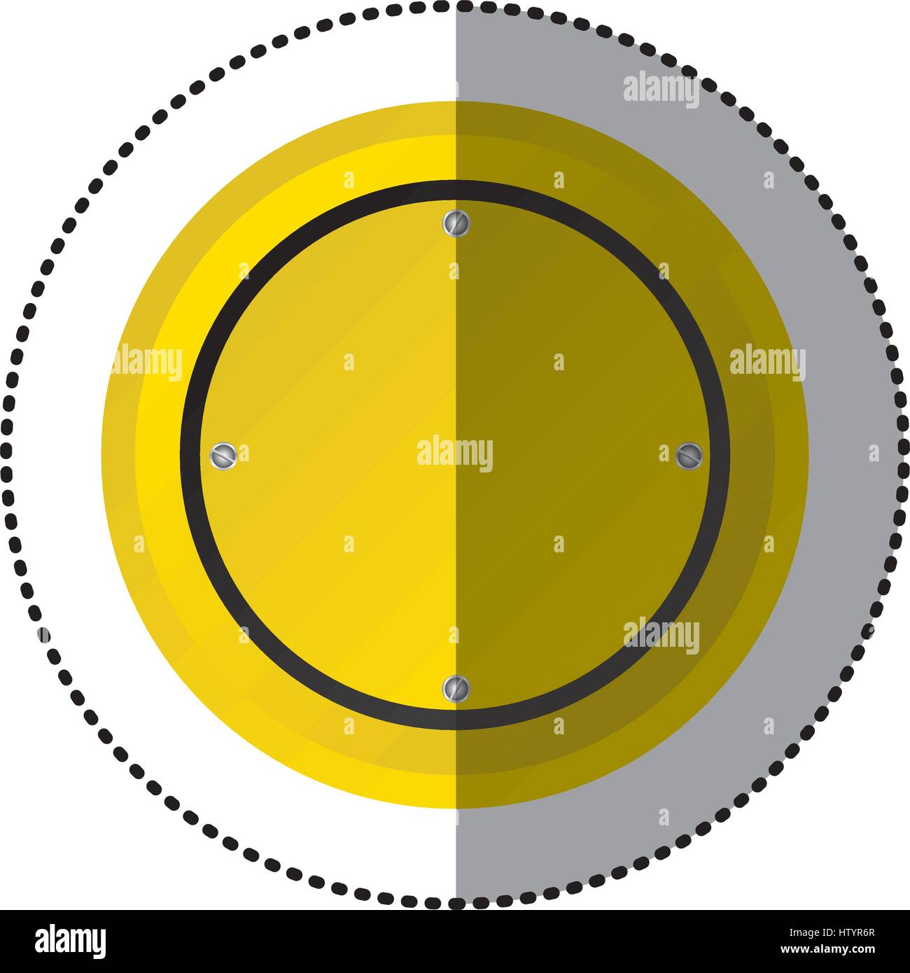 Circular highway sign Stock Vector Images - Alamy