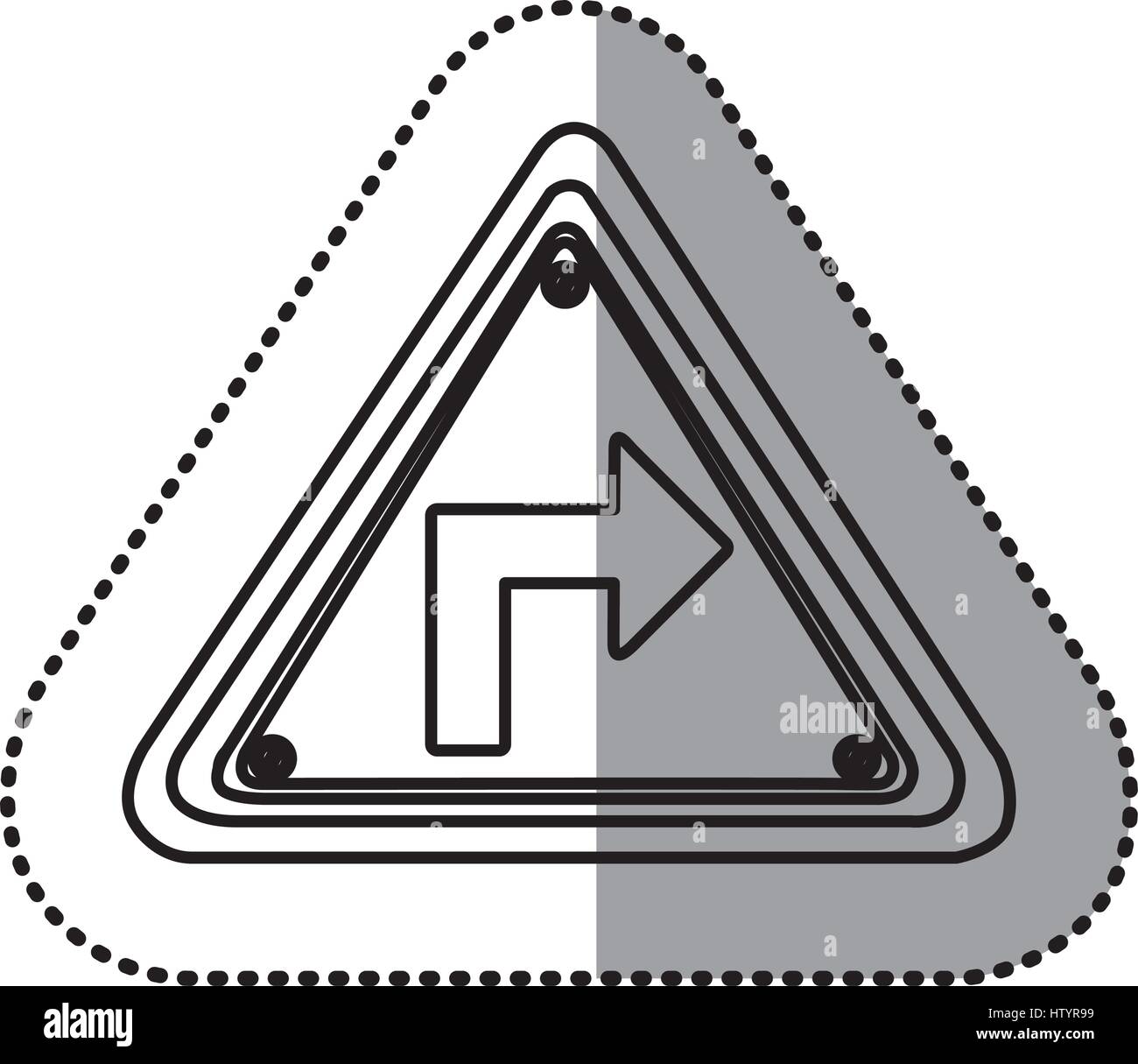 Turn signal sticker hi-res stock photography and images - Alamy