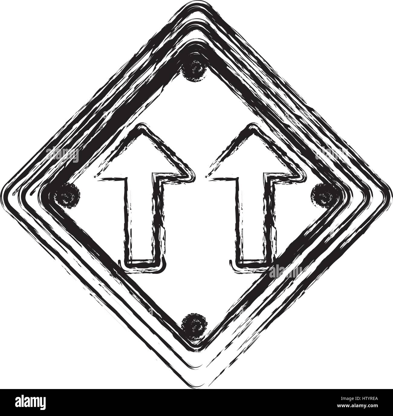 Blurred Silhouette Diamond Shape Frame Same Direction Arrow Road Traffic Sign Stock Vector Image blurred-silhouette-diamond-shape-frame-same-direction-arrow-road-traffic-sign-stock-vector-image