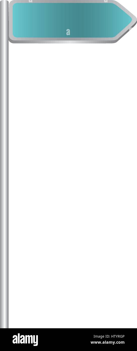 metallic blue direction board road signs Stock Vector Image & Art - Alamy