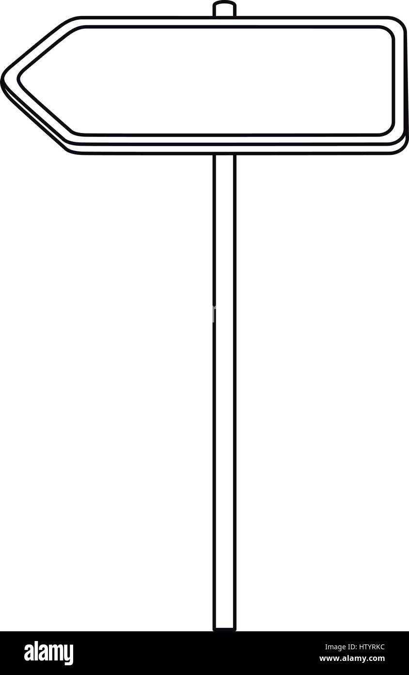 silhouette multidirectional metallic plaque road sign and guidepost ...