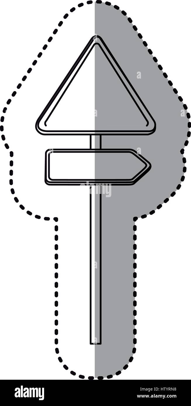 silhouette pattern traffic cone set flat Stock Vector Image & Art - Alamy