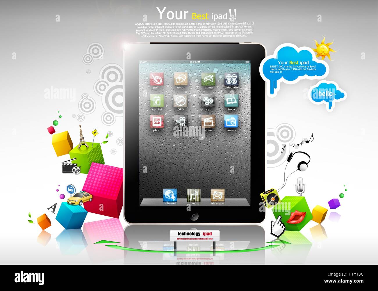 Digital Progressive Tense Stock Photo - Alamy