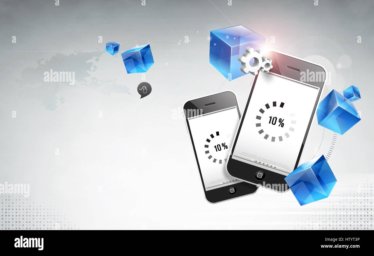 Digital Progressive Tense Stock Photo - Alamy