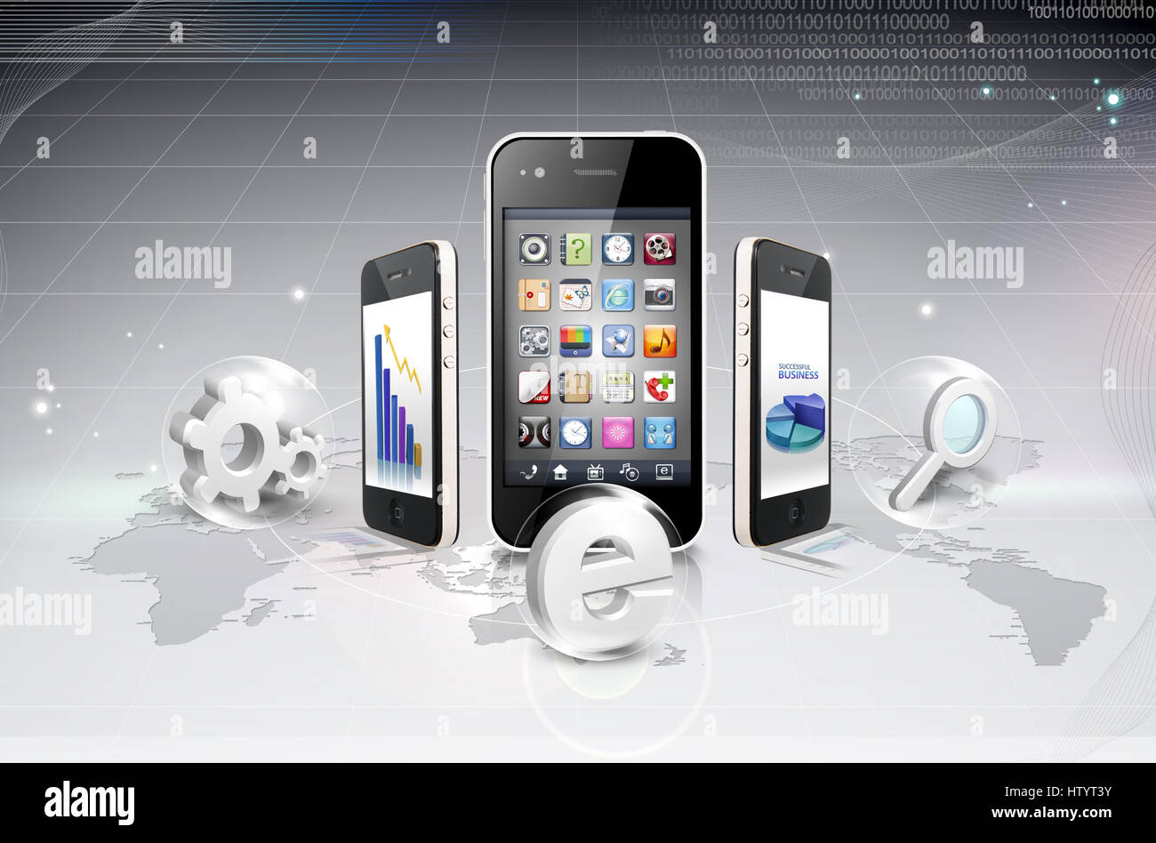 Digital Progressive Tense Stock Photo - Alamy