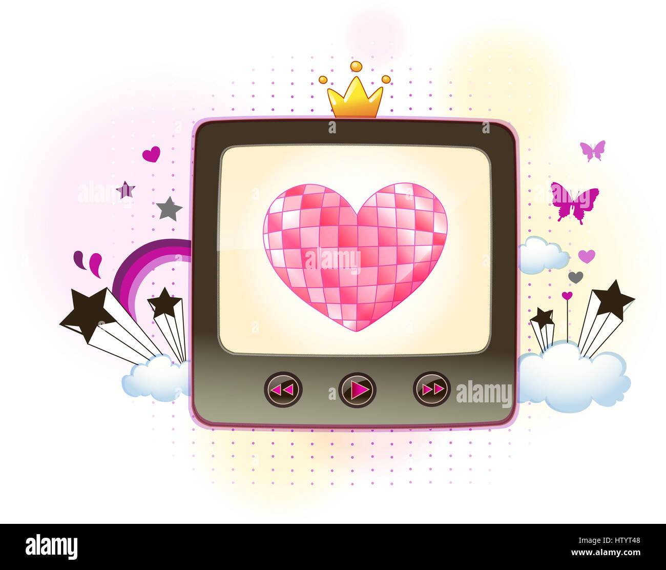 Digital Progressive Tense Stock Photo - Alamy